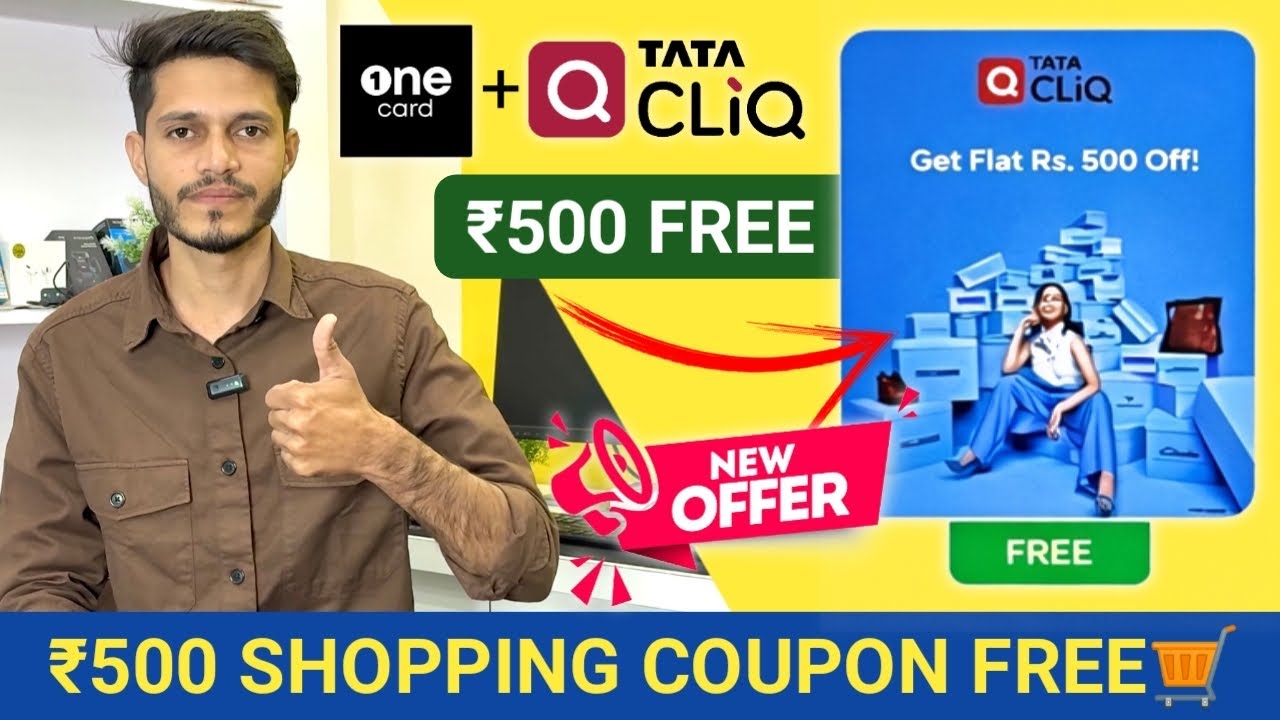OneCard New Offer 🔥 | Free ₹500 Tata CLiQ Coupon | How to Claim - YouTube