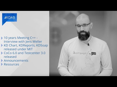 KDAB News 7/2022 - 10 Years Meeting C++; KDChart and more MIT licensed; CoCo 6.0 released; QtWS 2022