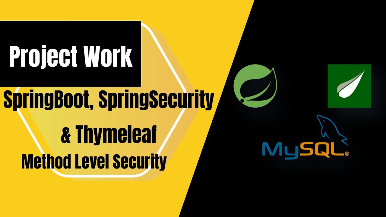 #33: Method level security | springboot and thymeleaf project - YouTube