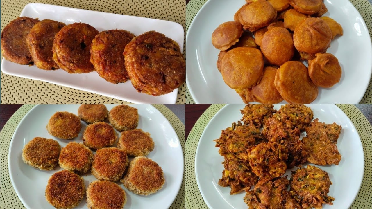 4 Easy Potato Snacks Recipe Tea Time Snacks Evening Snack - YouTube