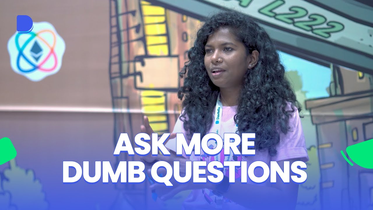 Ask more DUMB QUESTIONS | Aishwarya Walter | Devfolio - YouTube