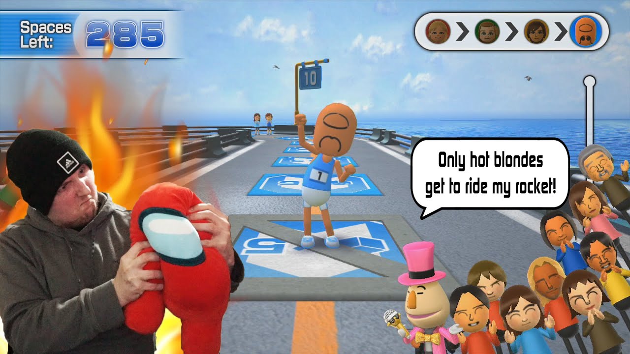 SUS attemped to win wii party u master difficulty but party phil has a ...