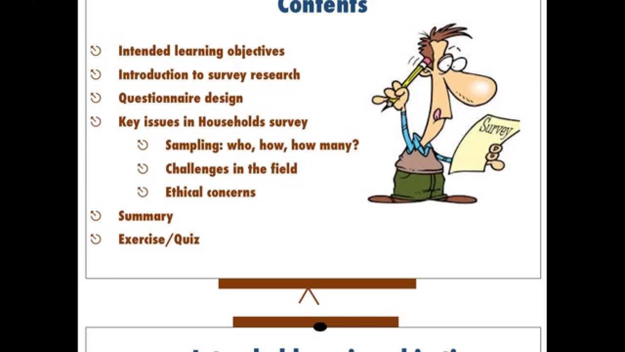Household survey A practical guide - YouTube