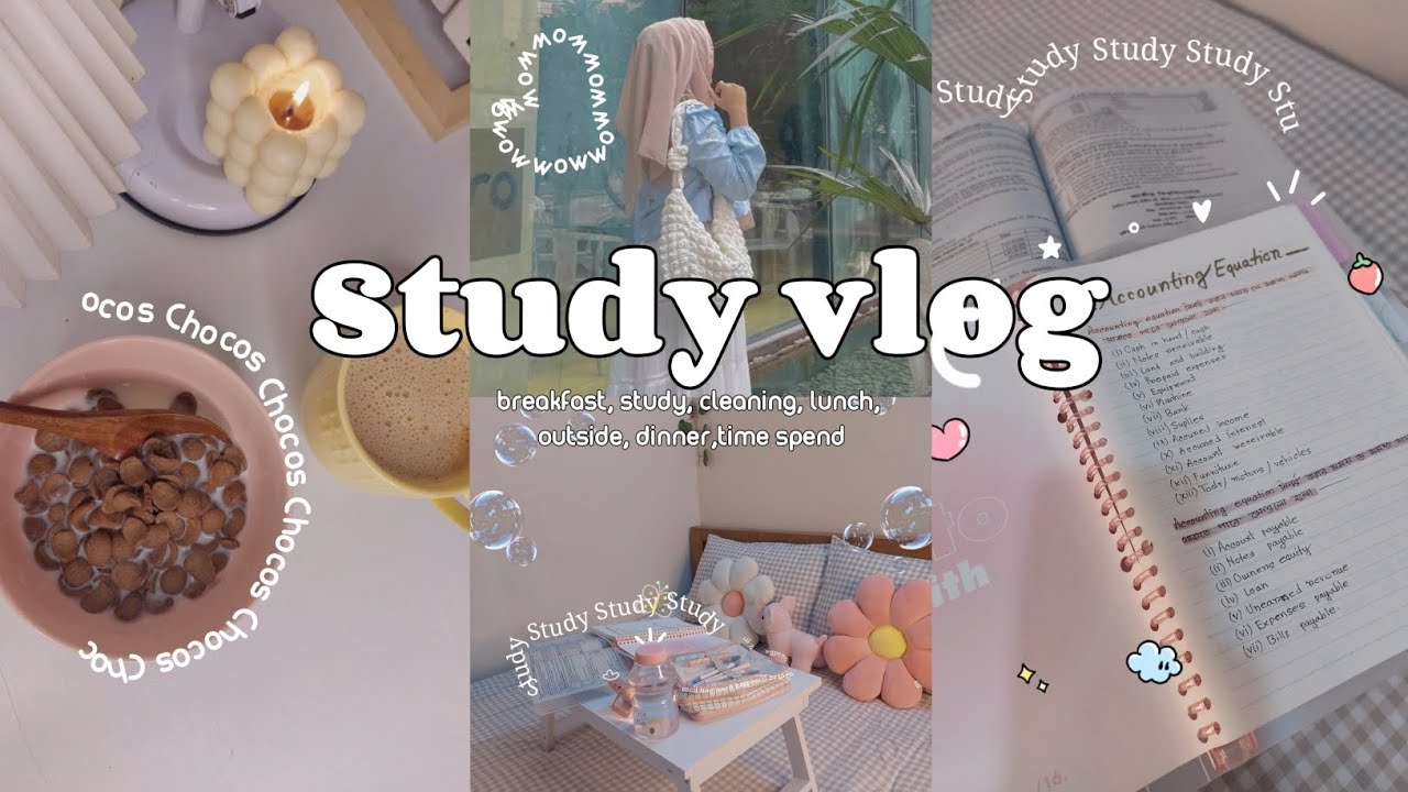 Study vlog ๑⁠♡☆∘⁠˚⁠˳⁠° Productive day in my life | Daily vlog | Study ...