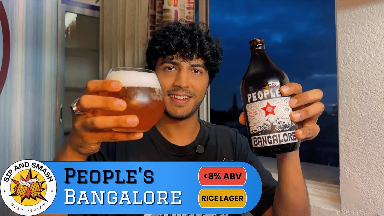 Daily Beer Review – People’s Bangalore Lager | Chug & Score - YouTube