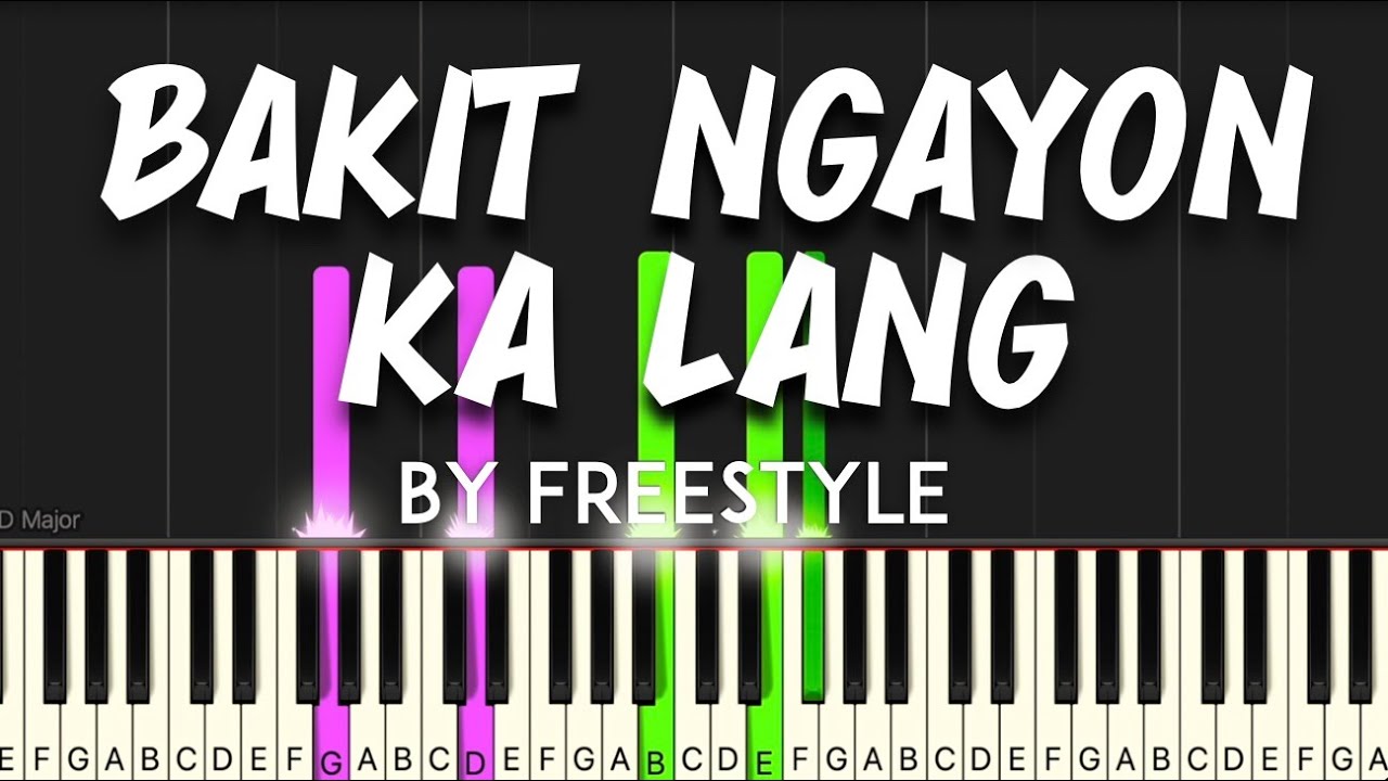 Bakit Ngayon Ka Lang by Freestyle Feat. Pops Fernandez synthesia piano ...