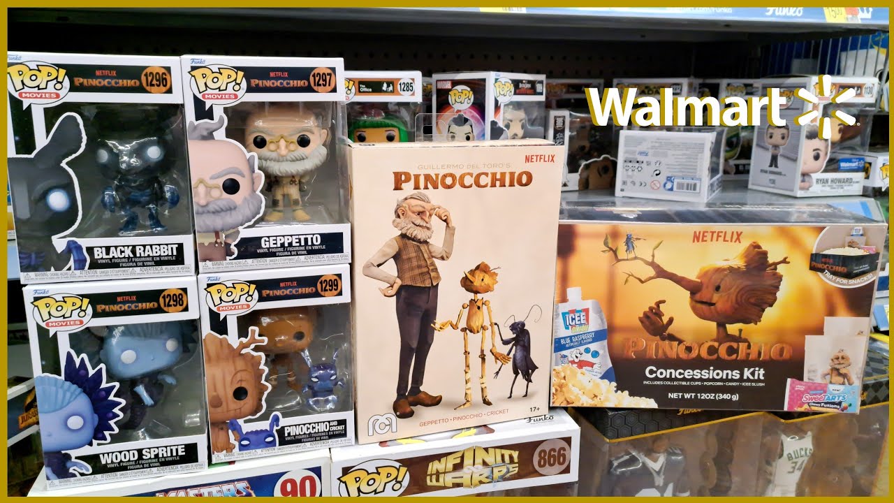 Pinocchio Guillermo del Toro Toys Detailed at Walmart - YouTube