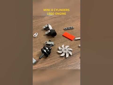 LEGO Technic Micro Four Cylinder Engine Tutorial - YouTube