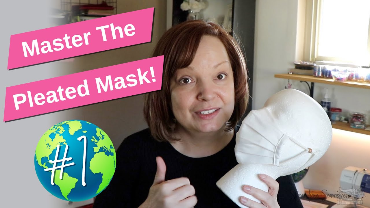 🌺 Eco-friendly design 🌎 NEW face mask with nose panel, step by step 🧵 ...