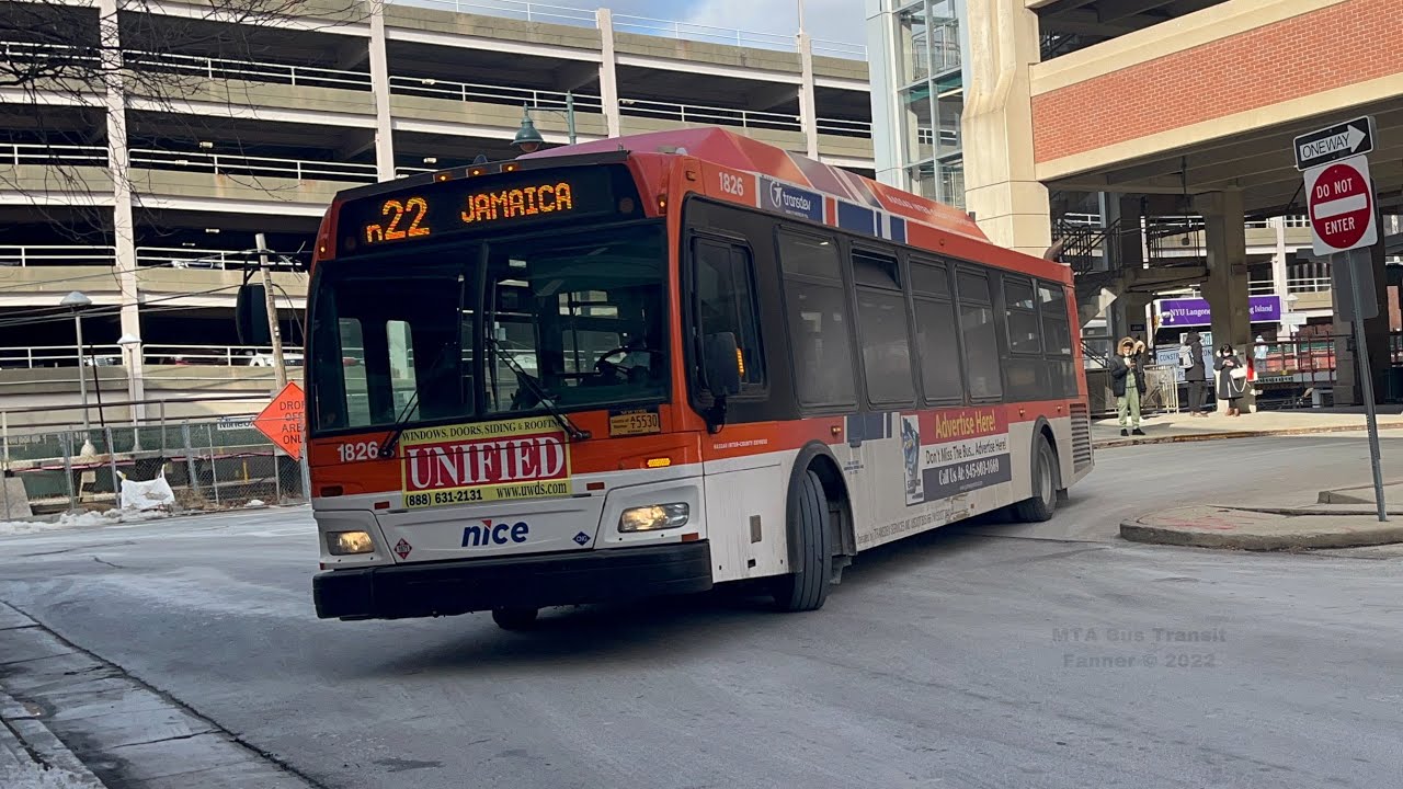 NICE Bus: 2011 Orion VII NG CNG 1826 n22 - YouTube