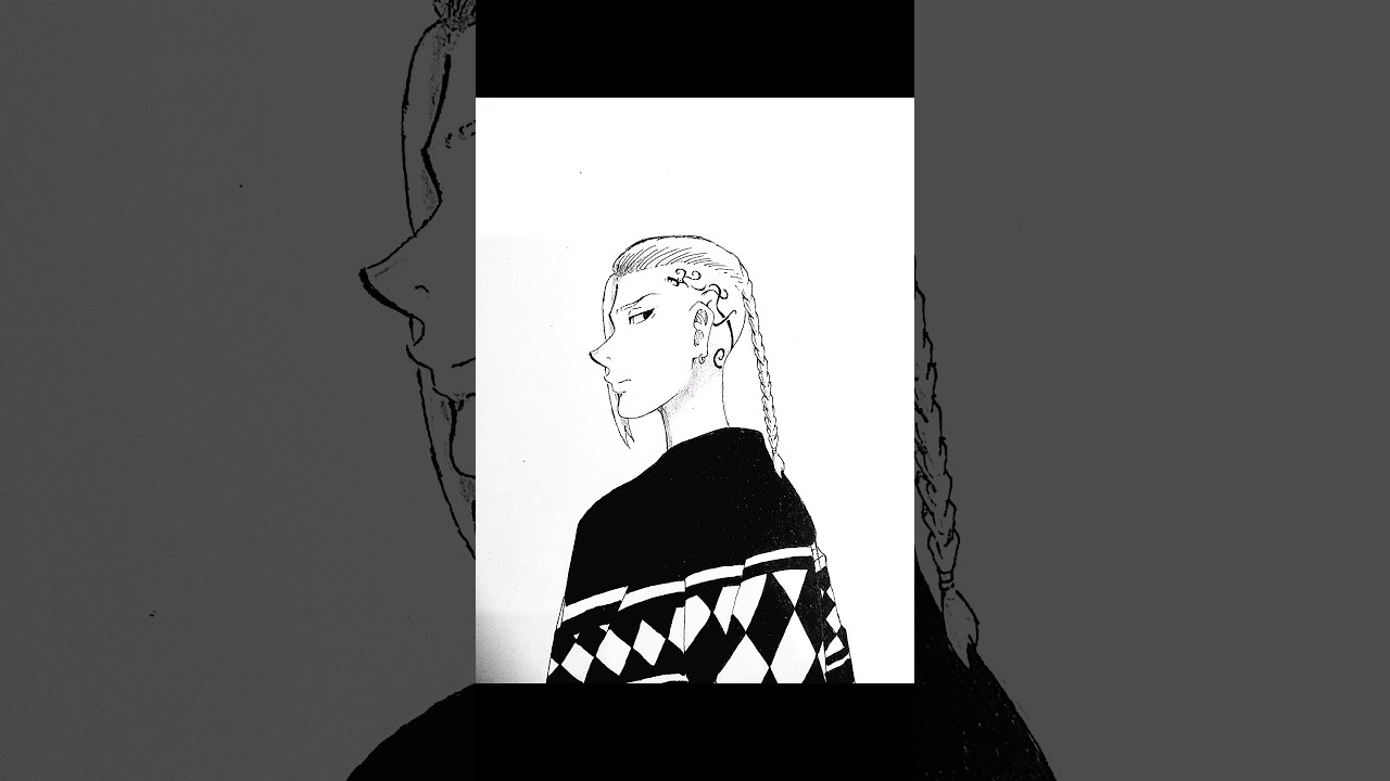 How to draw Draken in different levels #shorts #drawing #Tokyorevengers ...