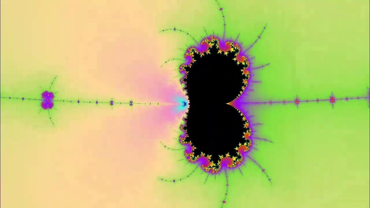 inverse mandelbrot zoom in - YouTube