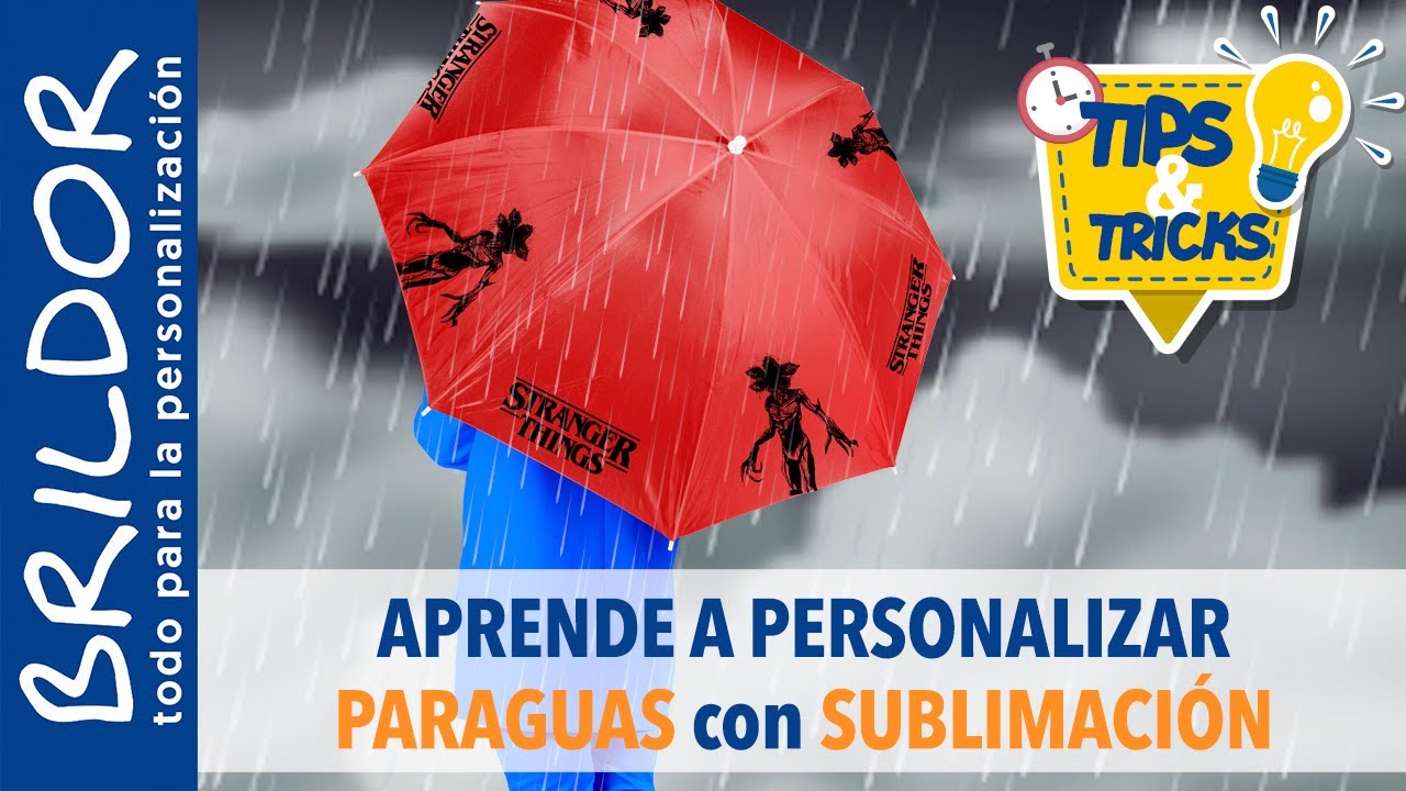 CÓMO SUBLIMAR UN ☂️ PARAGUAS ☔ - YouTube