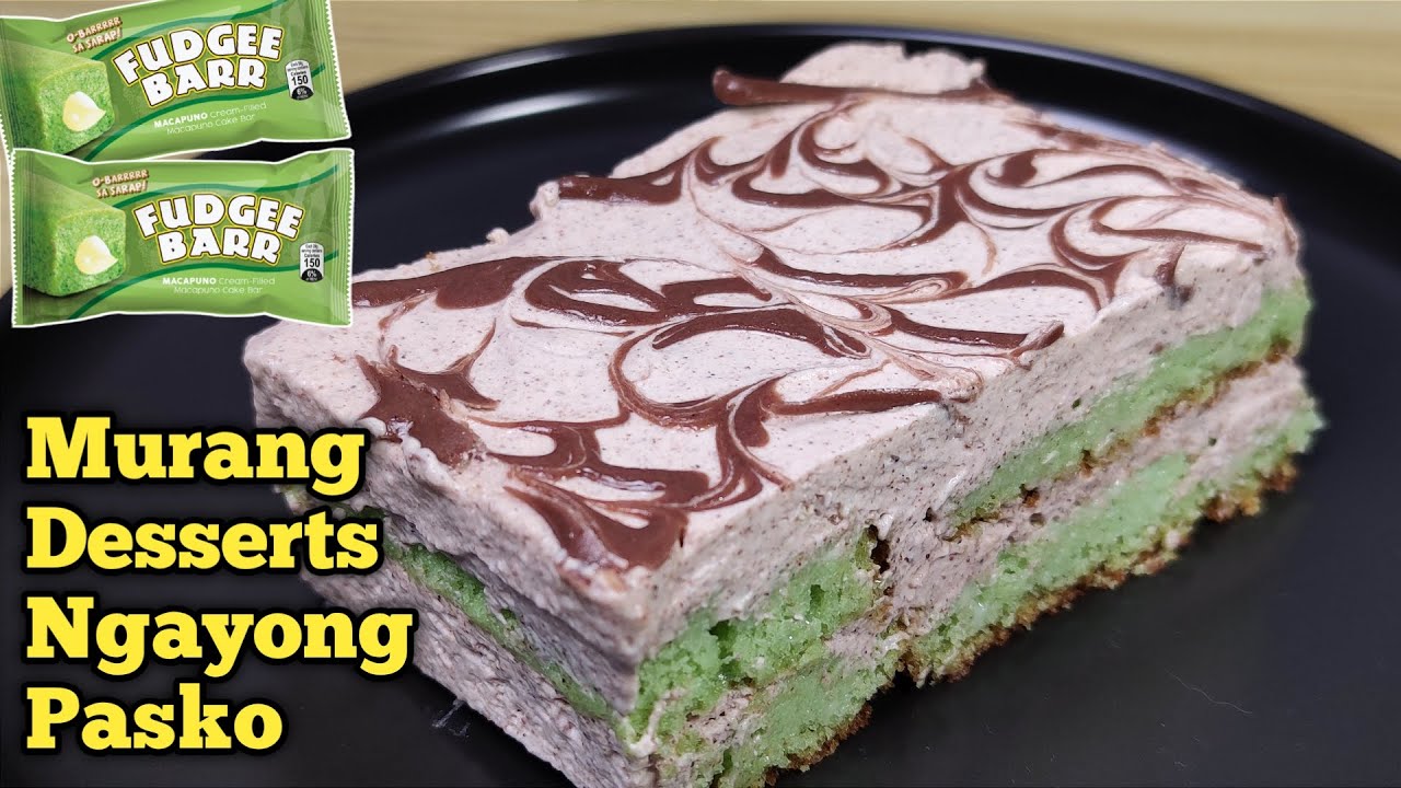 Murang Desserts Ngayong Pasko 2023 | Fudgee Desserts - YouTube