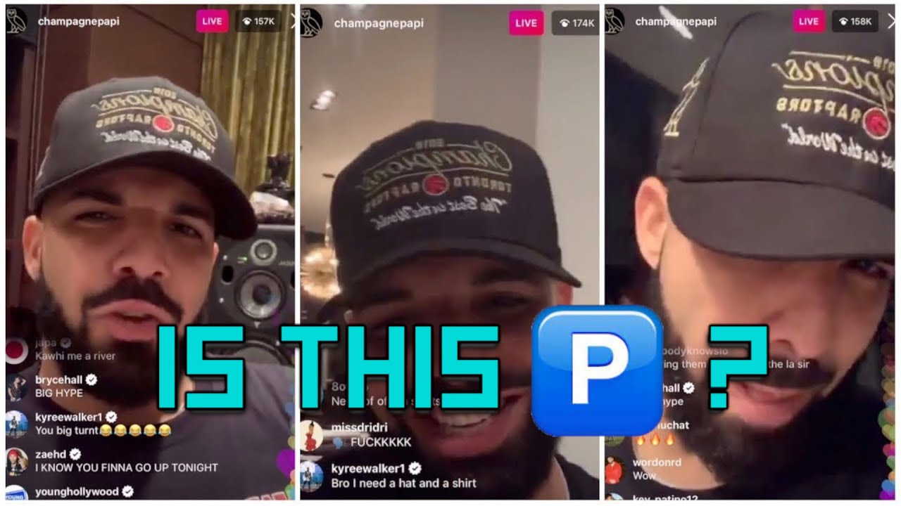 Drake CAUGHT *LIVE* Pushing P ??!!😂 - YouTube