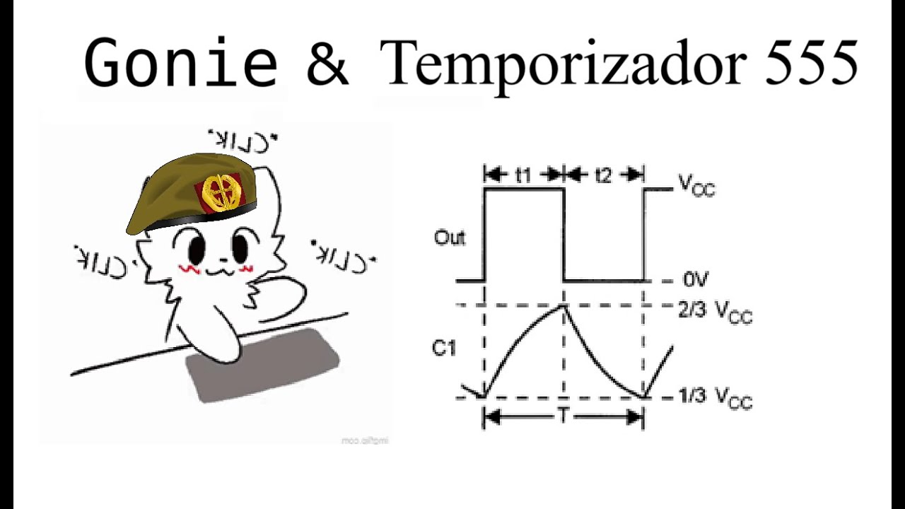 Circuito integrado 555 y su modo astable - YouTube