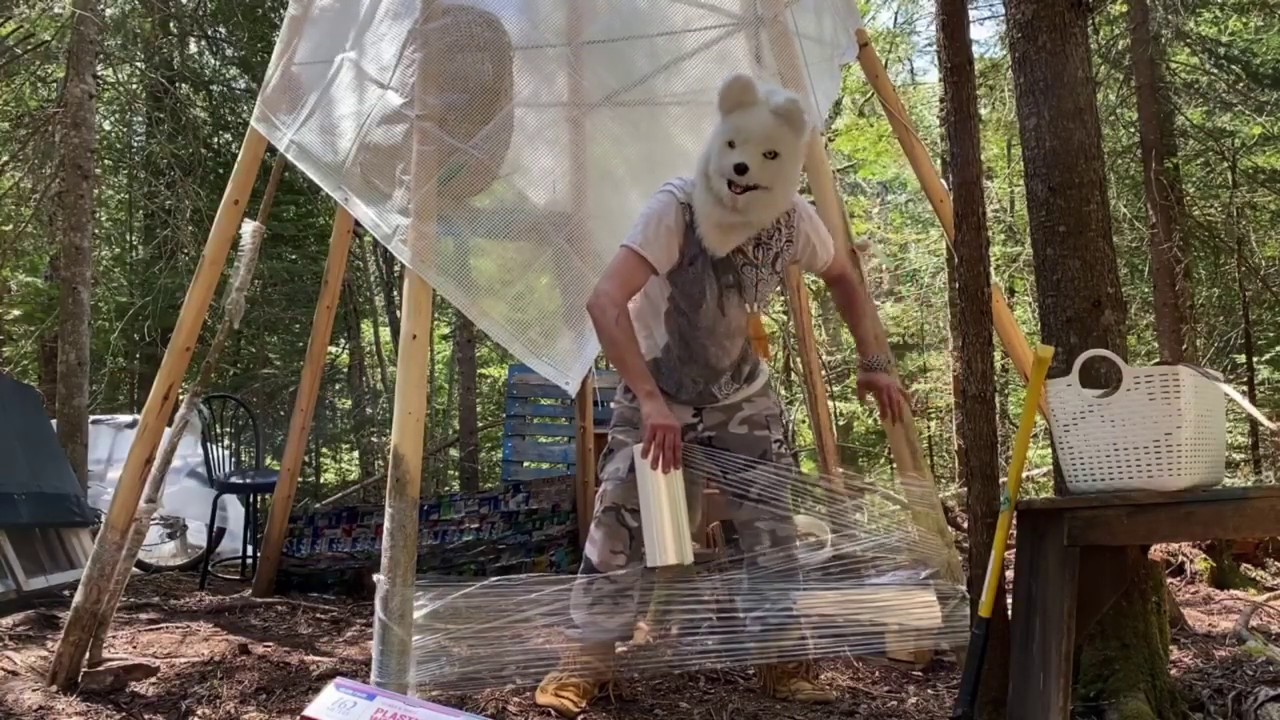 Cheap Tarp Teepee - YouTube