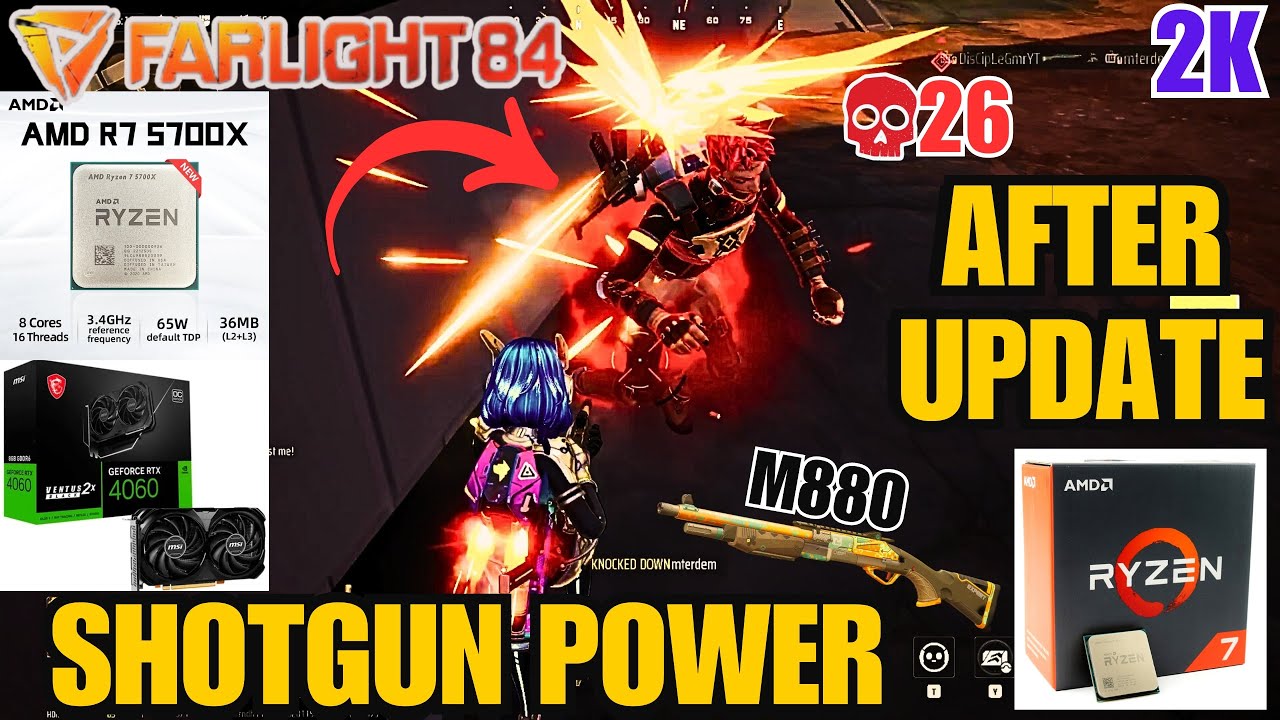 RTX4060 + RYZEN 7 5700X - Farlight84 2K Resolution High Quality ...