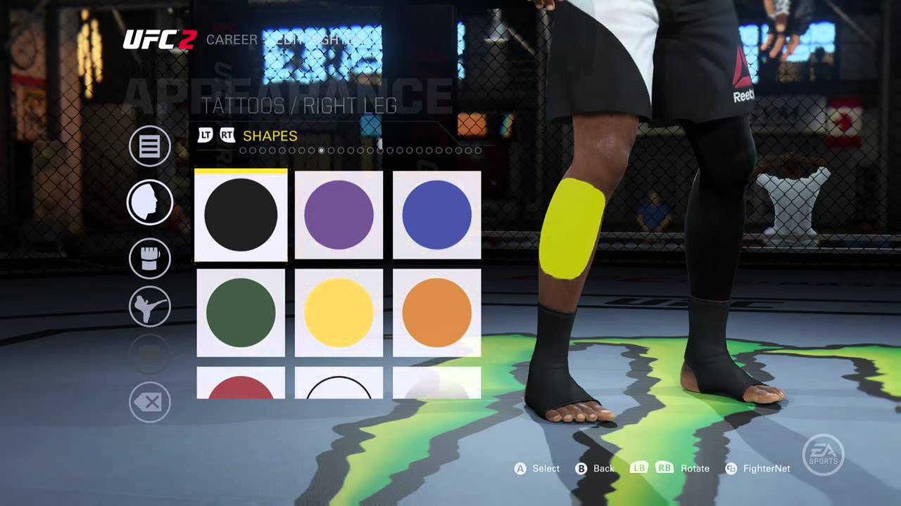 UFC 2 how to get leg sleeves or compression pants - YouTube