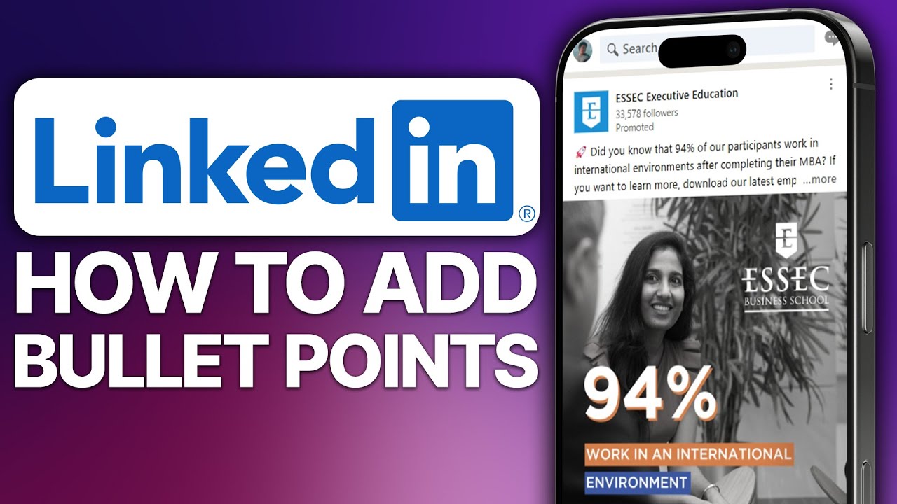 How To Add Bullet Points On LinkedIn (2025 Updated Tutorial) - YouTube