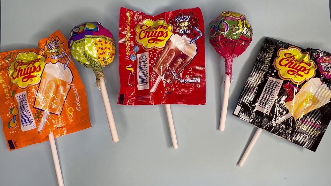 Learn Colours with Lollipops.Satisfying Video.Yummy Rainbow Lollipops ...