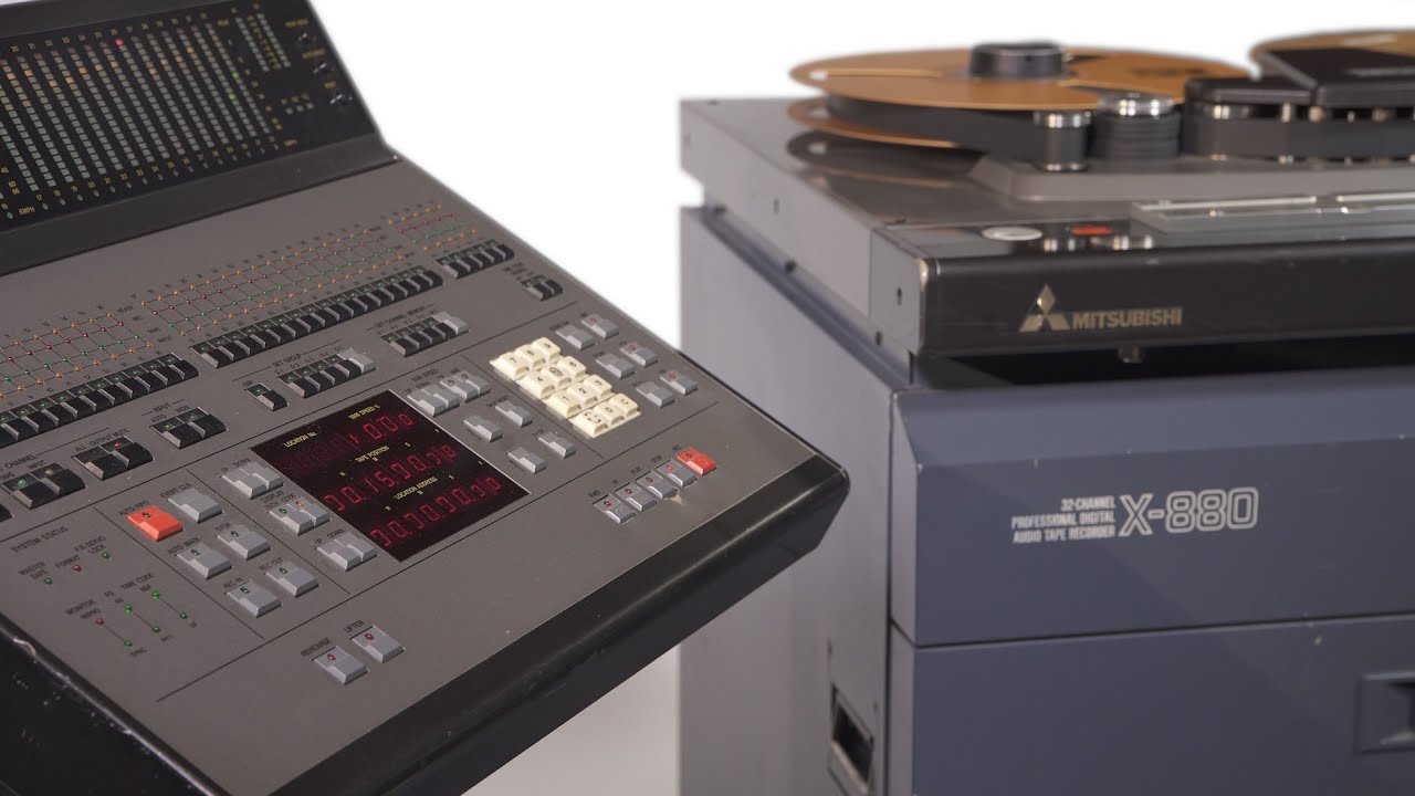 MITSUBISHI X880 multitrack recorder - YouTube