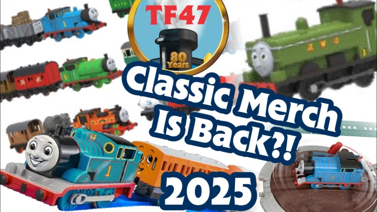 New Motorized Thomas 2025 Redesign! Classic Duck?! Plarail RWS Merch ...