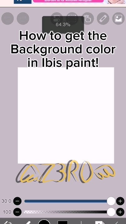 How to get the background color in Ibis paint! Hope this helped! #art # ...