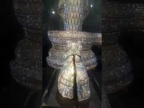 Diamond Kavacham (Armour) for the Shiva Lingam at Sivakashi - YouTube