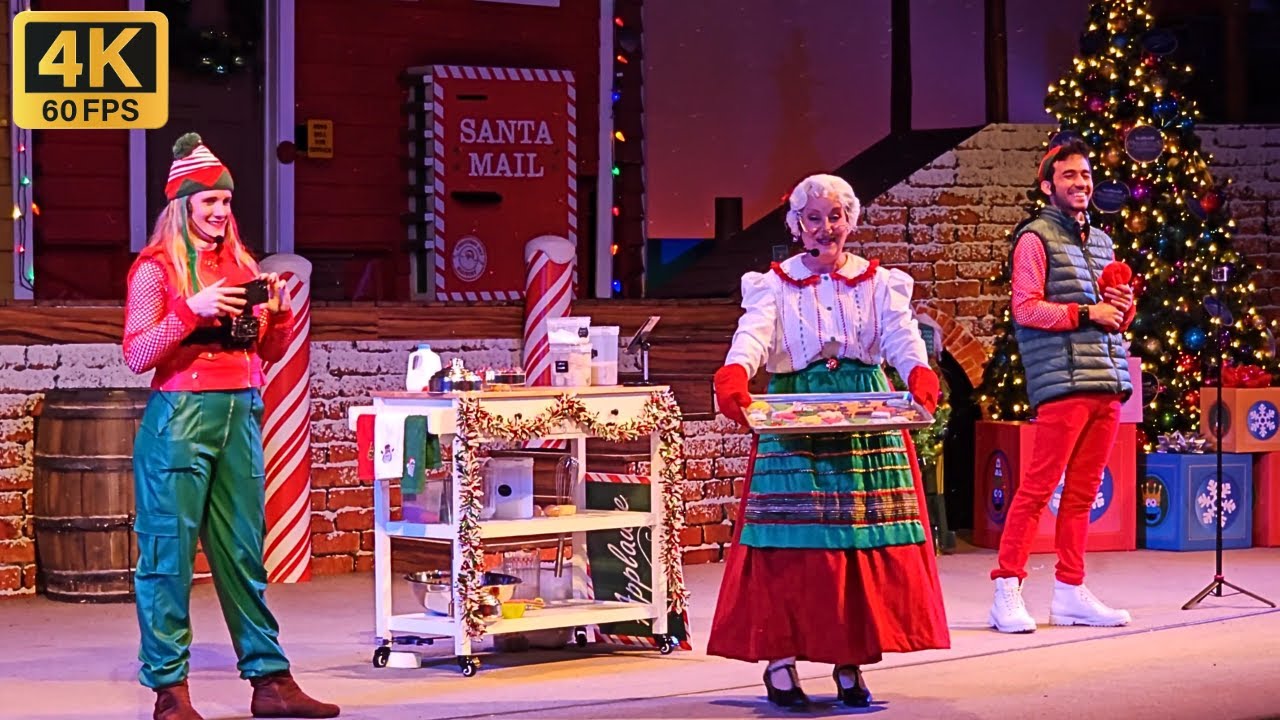 Mrs Claus Magic Kitchen 4k Christmas Celebration Seaworld Orlando