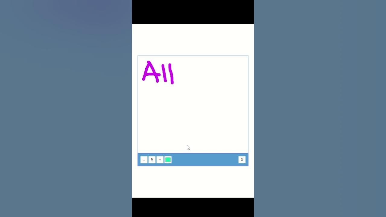 Create Drawing App with HTML | CSS | JS - YouTube