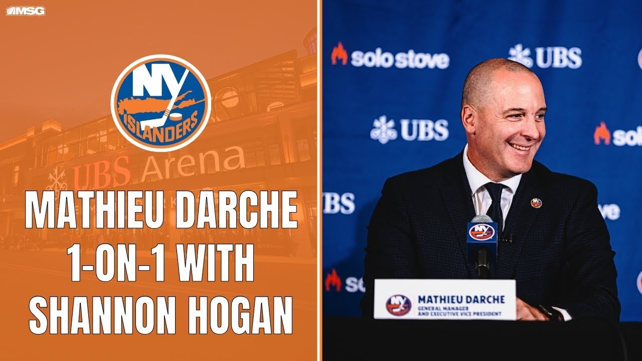 Shannon Hogan 1-on-1 with Isles new GM Mathieu Darche | New York ...