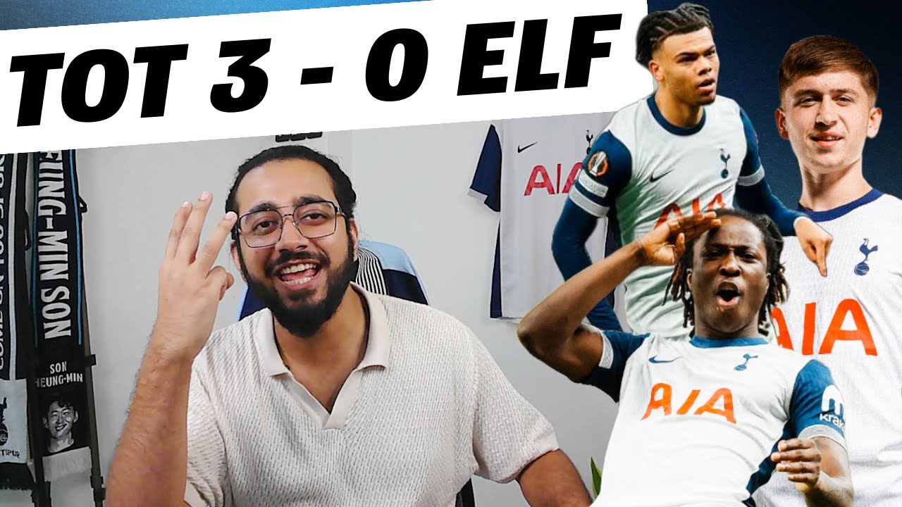 Tottenham KIDSpur qualifies for Europa RO16 | Tottenham 3 - 0 IK ...