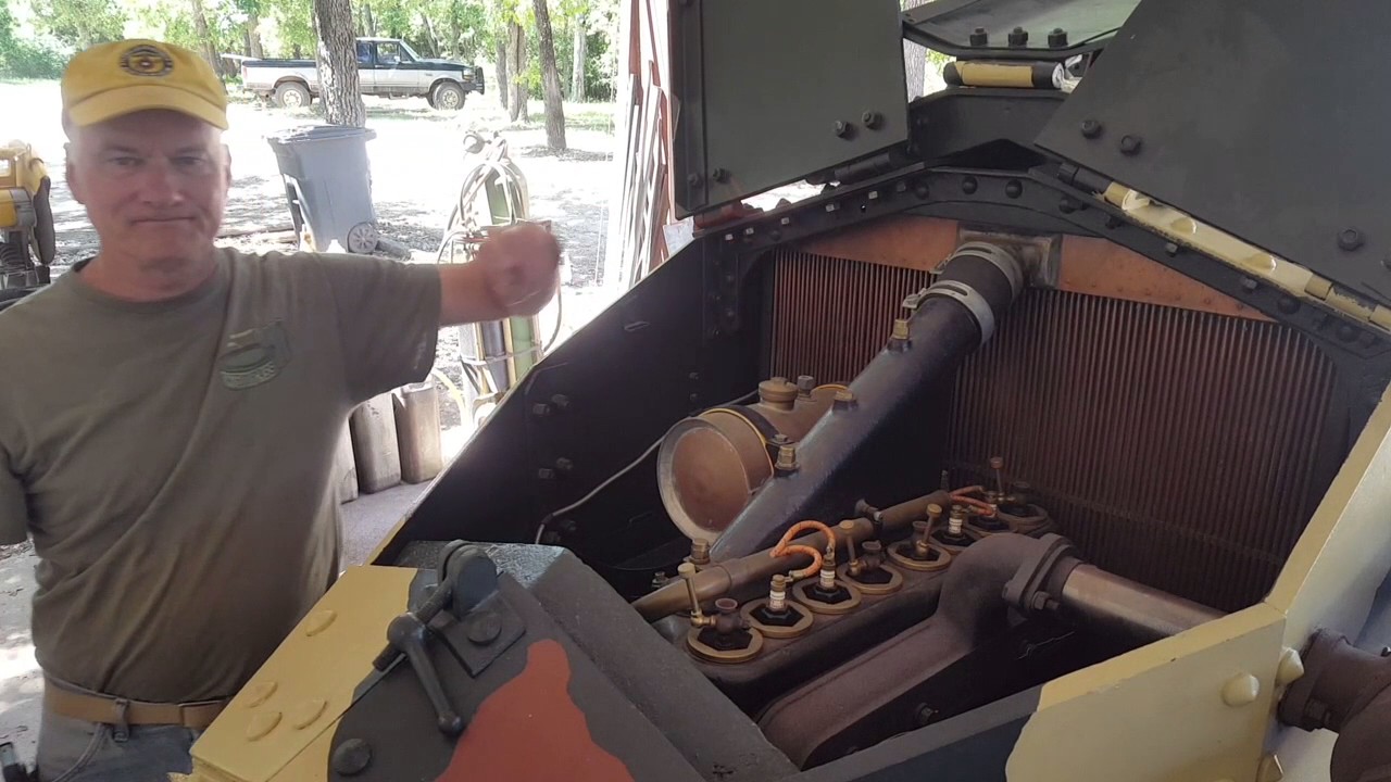 WWI Tank FT 17 Engine Walk Around and Tank in Action Part 2 of 2 - YouTube