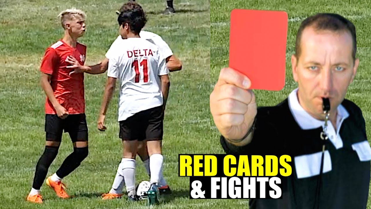 RED CARDS and FIGHTS at HEATED DOUBLEHEADER SOCCER GAMES! ⚽️🔥 - YouTube