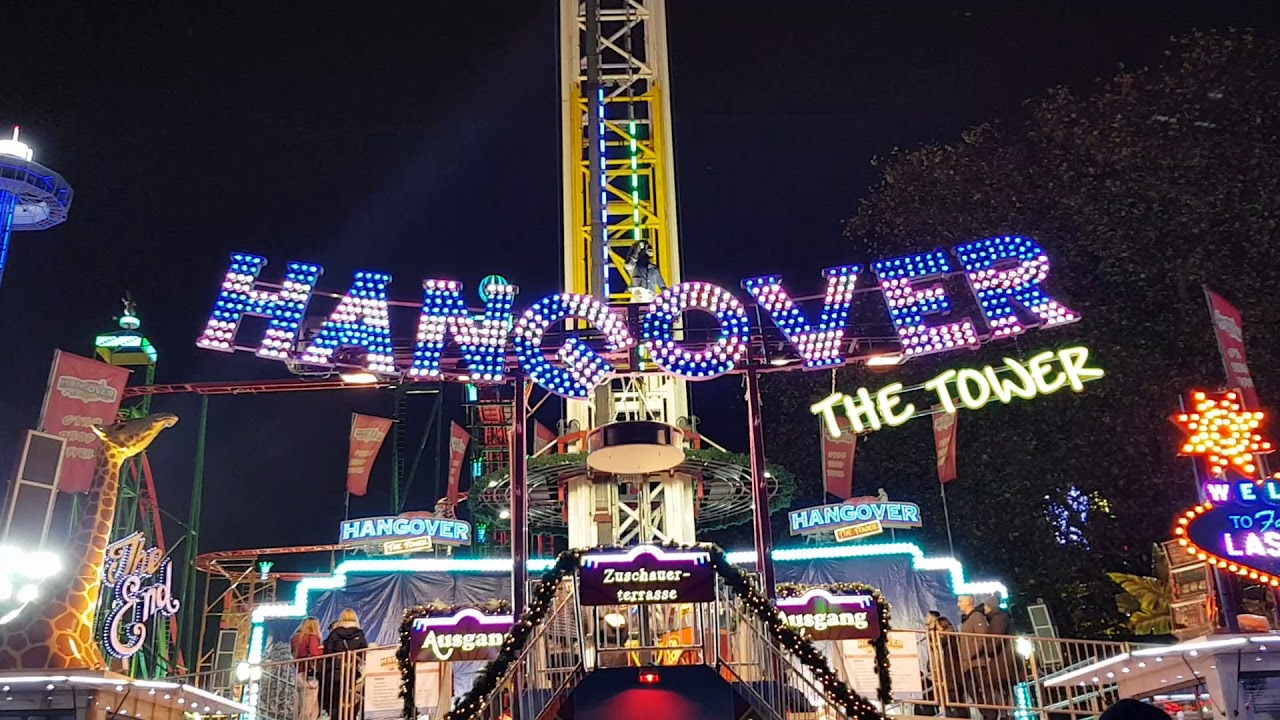 Hangover Gyro Drop tower Off ride - YouTube