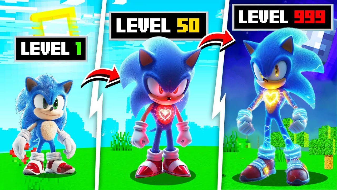 Upgrading SONIC to the STRONGEST EVER in MINECRAFT - YouTube