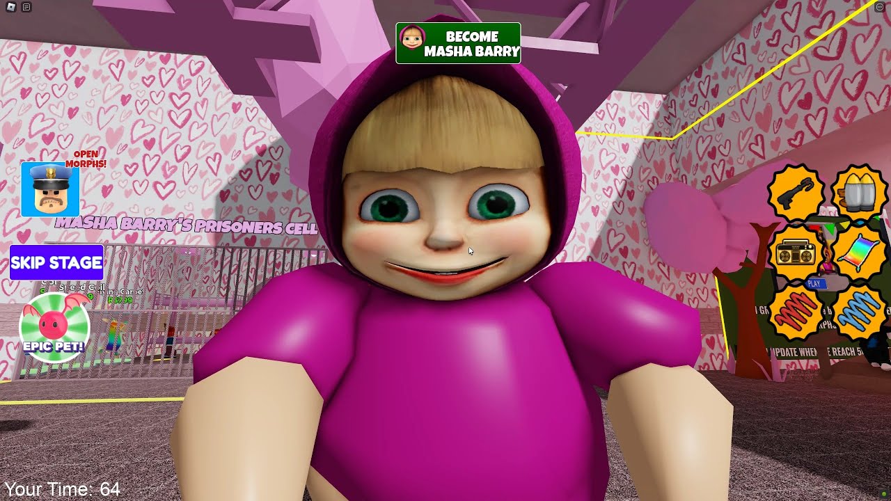FAT RUSSIAN GIRL BARRY'S PRISON RUN! (Obby) - FULL gameplay walkthrough ...