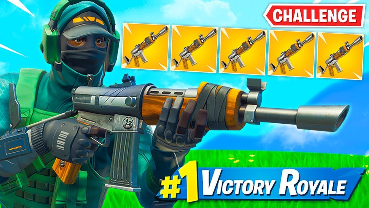 Winning With Burst Rifle *ONLY* Challenge! - YouTube