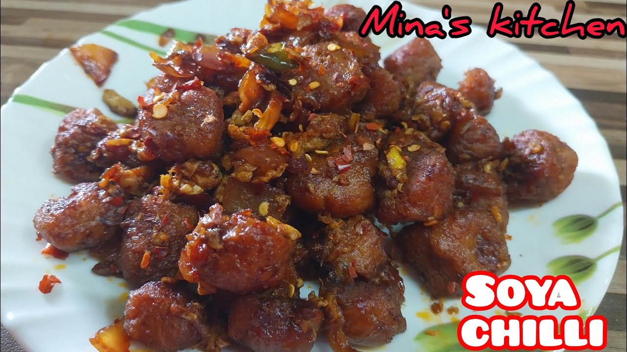 Chilli Soyabean recipe|How to make chilli soya|chilli soya kaise banayr ...