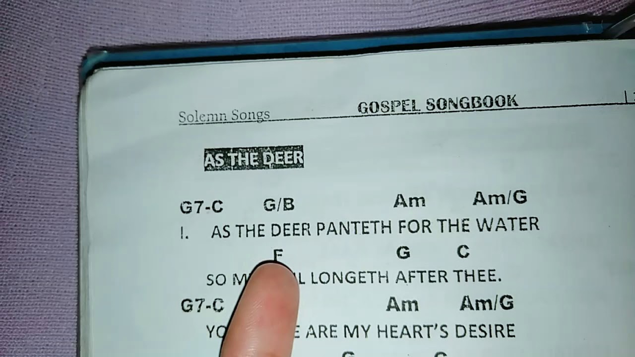 " As The Deer " songs - Acapella with Lyrics | It's JANAbee YOU! - YouTube