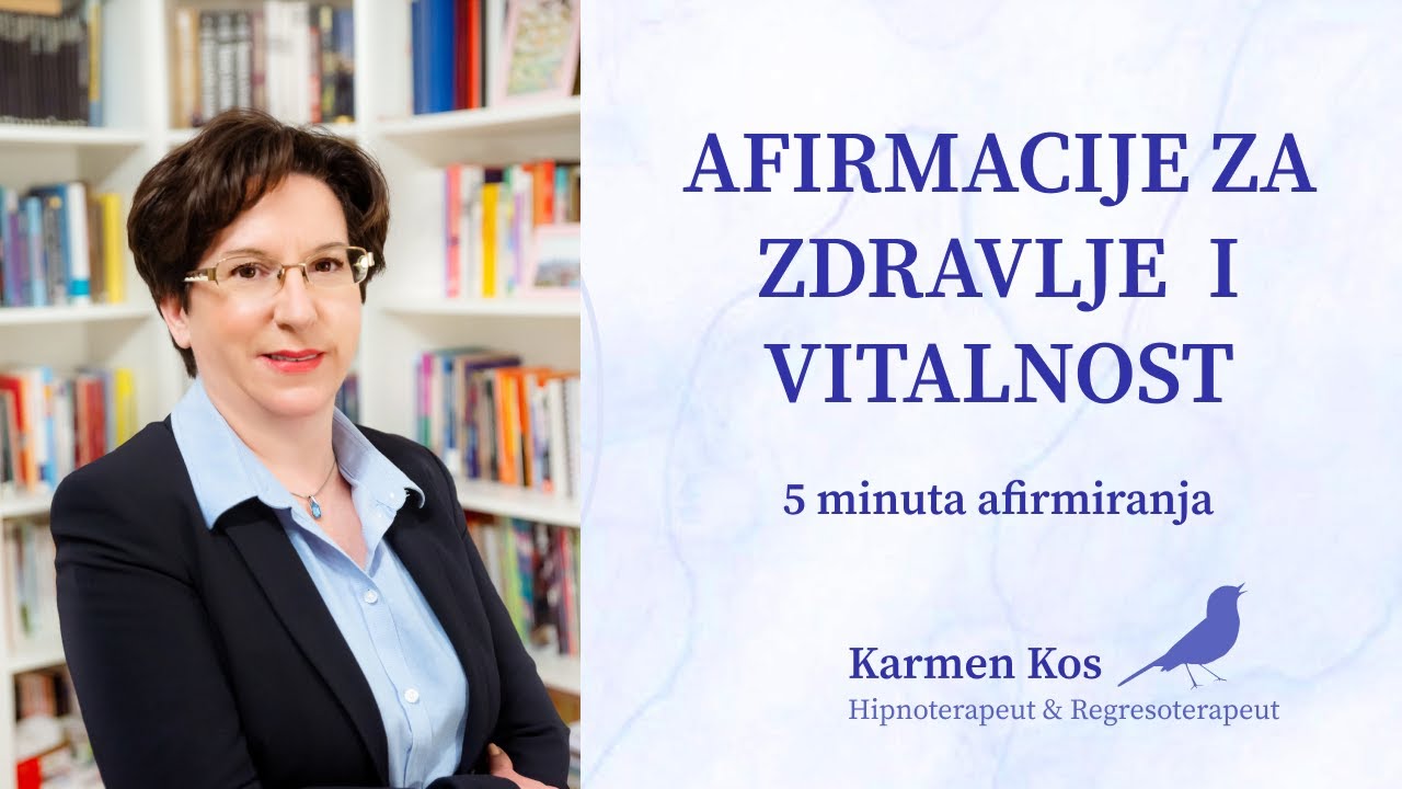 Afirmacije za zdravlje i vitalnost 🍀🌺☀️ - 5 minuta afirmiranja - YouTube