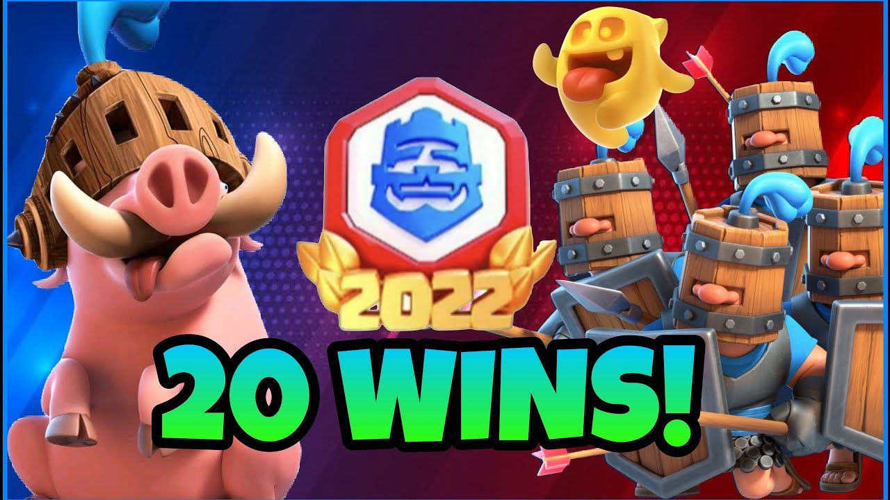 20 WINS With Royal Hogs Recruits Deck🐷 - YouTube