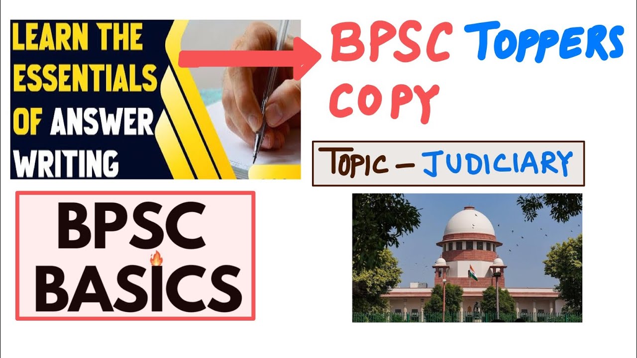 ANSWER WRITING for BPSC MAINS - learn from 67th BPSC TOPPERS COPY # ...