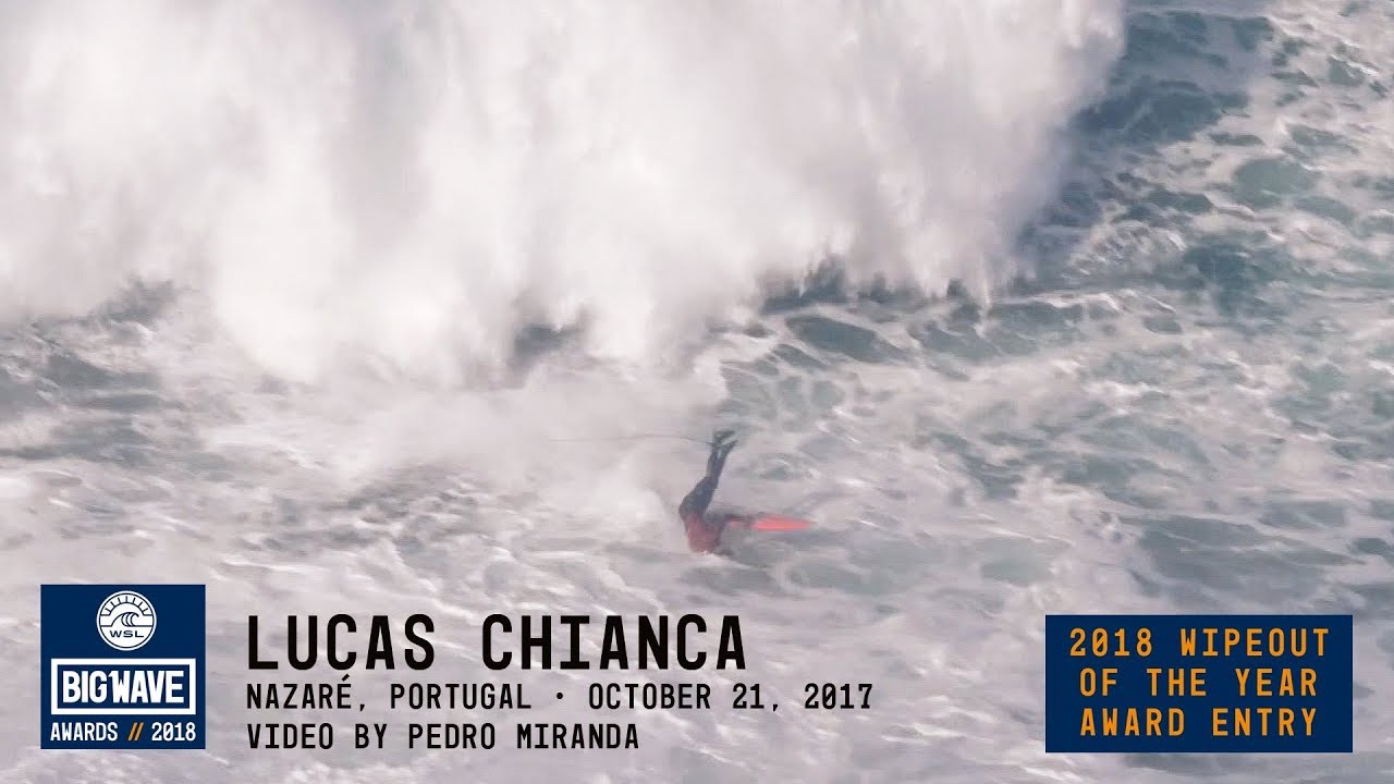 Lucas Chianca at Nazaré - 2018 Wipeout of the Year Award Entry - WSL ...