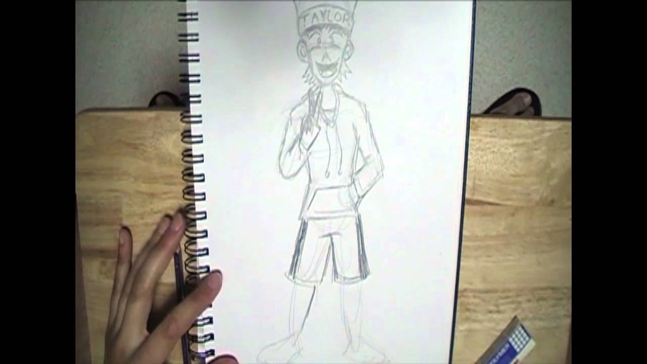 How To Draw Taylor Tanner (Body) - YouTube