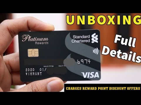 Unboxing Standard Chartered Bank Debit Card | Standard Chartered ATM ...