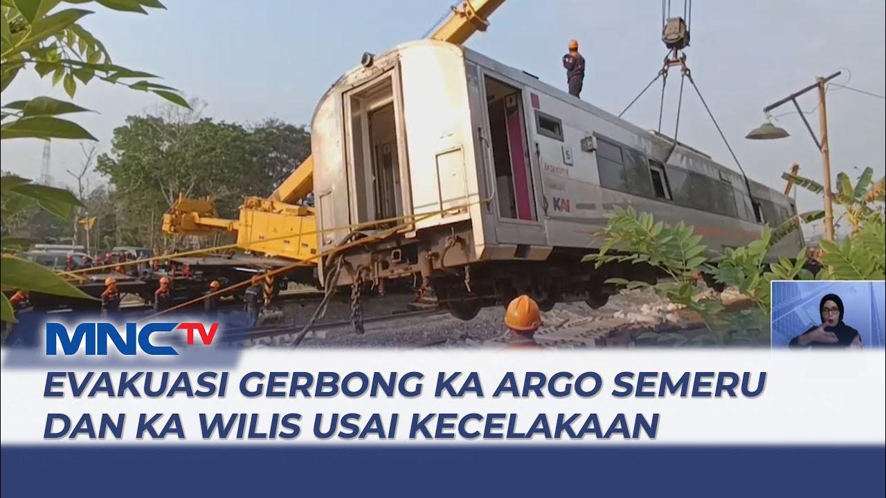 Evakuasi Gerbong Kereta KA Argo Semeru dan Argo Wilis usai Anjlok di Kulon Progo - LIS 18/10 ...