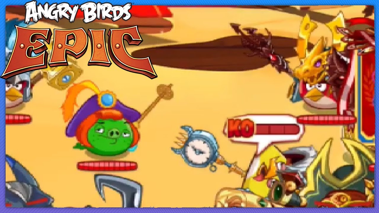 Angry Birds Epic | Using Prince Porky's Rage Ability In The Arena - YouTube