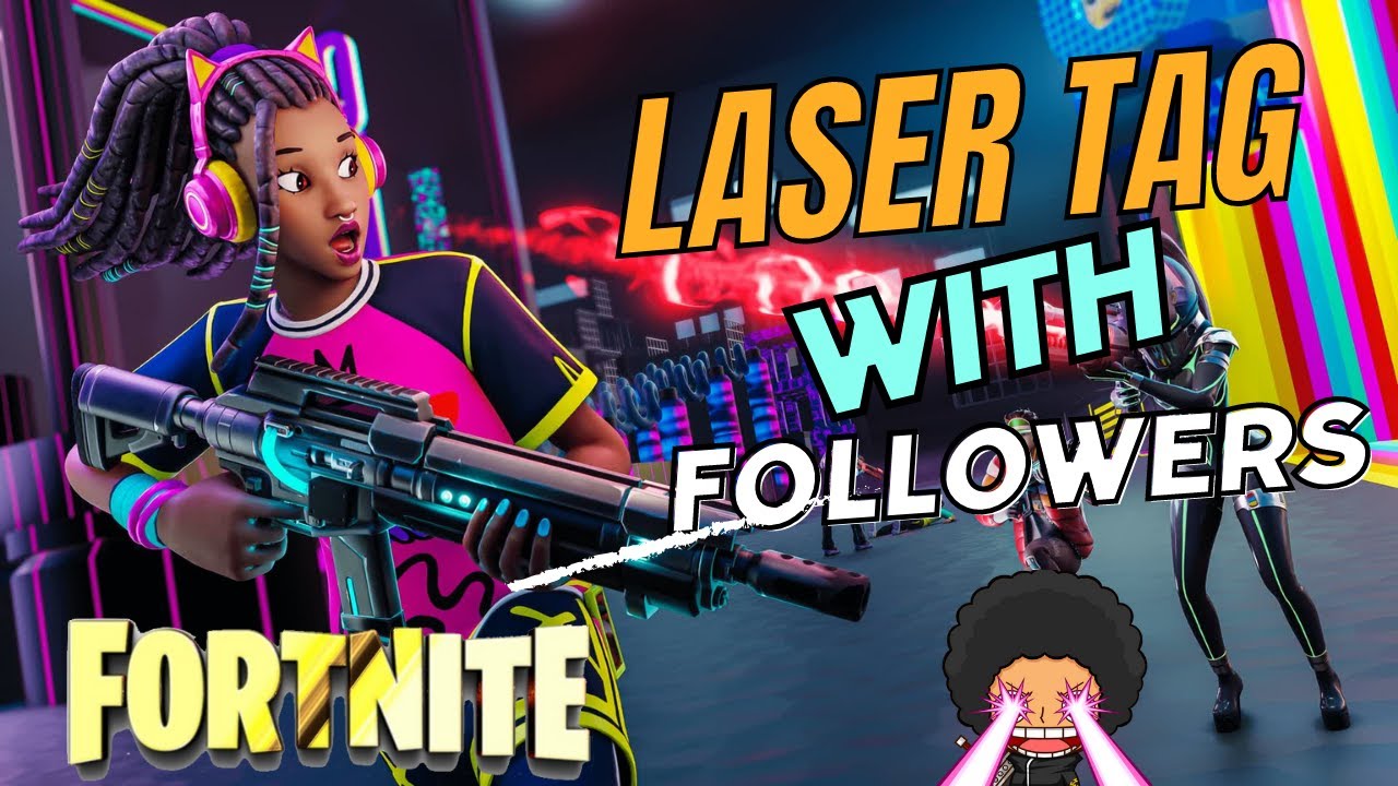 Laser tag with Followers in Fortnite! #fortnite - YouTube